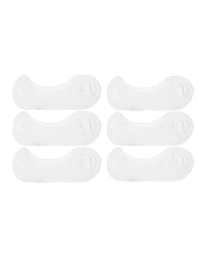 Marie Claire - Pack 6 Meias Invisíveis Homem Branco Marie Claire - Pack 6 Meias Invisíveis Homem Branco