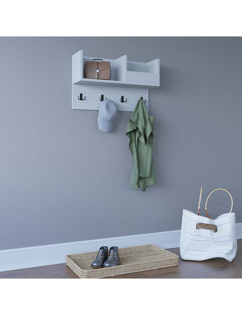 ASR - Cabide de Parede Sameul Branco | Clubefashion.com