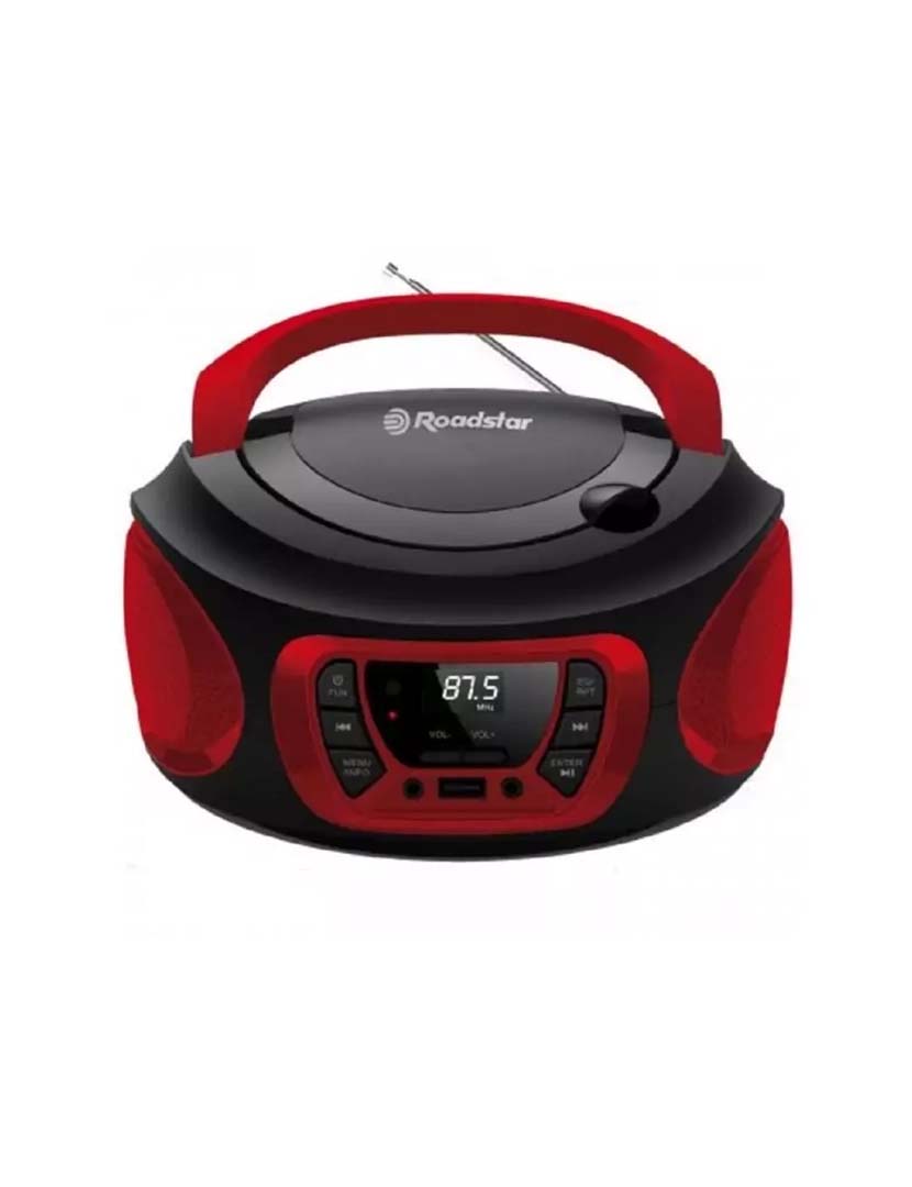 Roadstar - Rádio Gravador com CD CDR-365U/RD